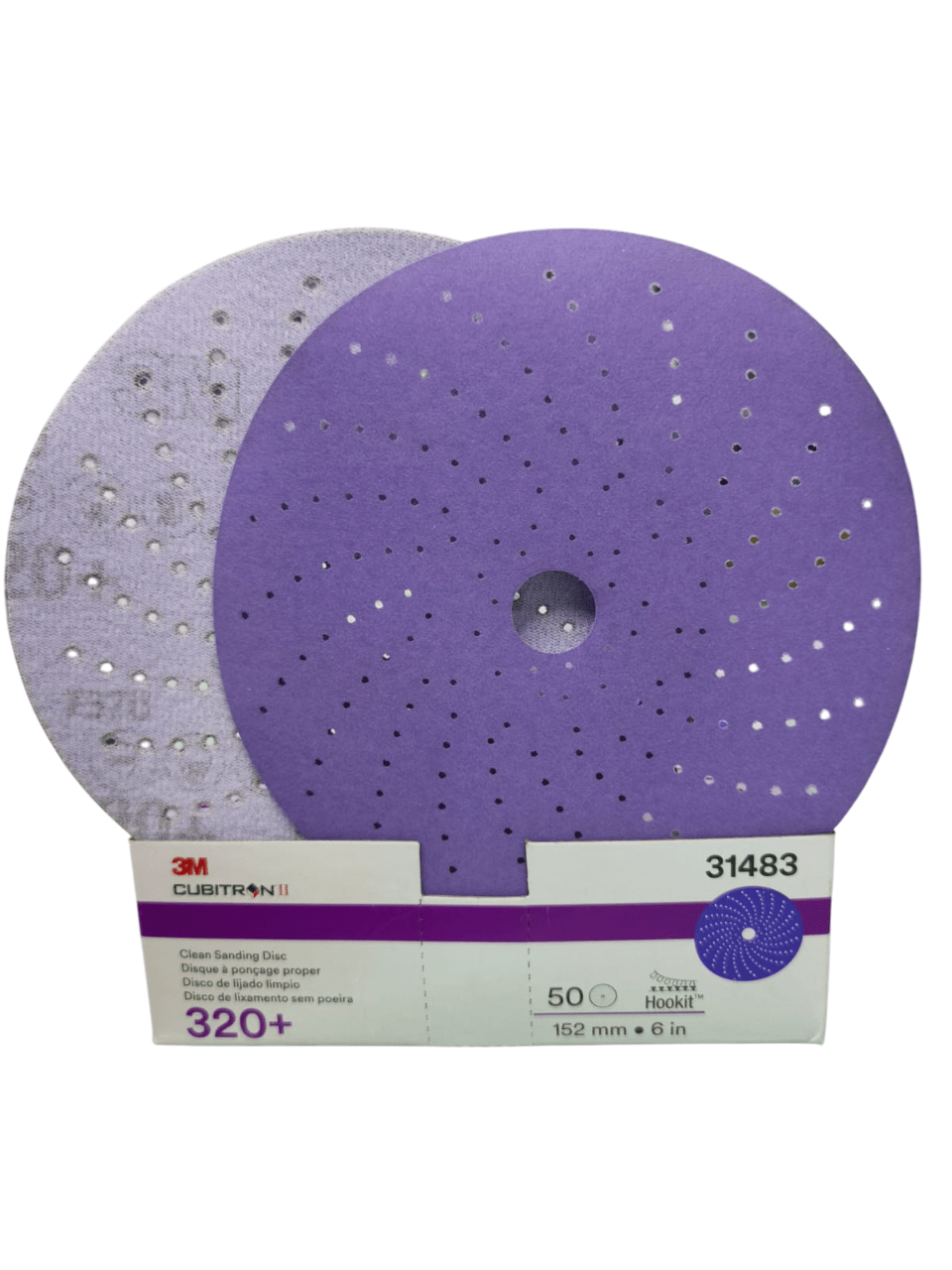DISCO ABRASIVO DE LIJADO LIMPIO CUBITRON II HOOKIT 3M 31483 GRANO 320 ...